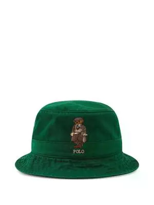 Polo Ralph Lauren Bear-detail Bucket Hat - Green