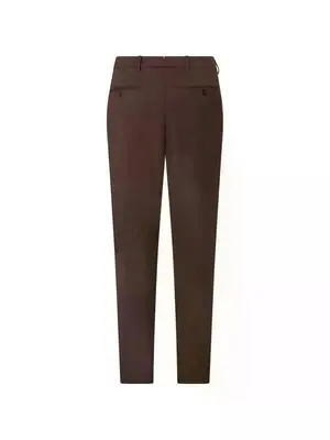 MOORER Romeo Tailored Trousers - Brown