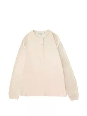 Studio Nicholson Canvas Grandad Collar Top