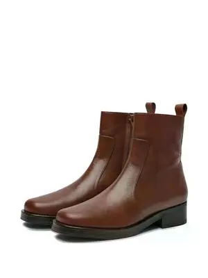 Studio Nicholson Square Leather Boots