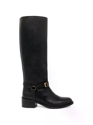 Polo Ralph Lauren Buckle Strap Knee-high Boots