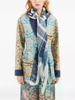 PIERRE-LOUIS MASCIA Molare Floral-geometric Scarf