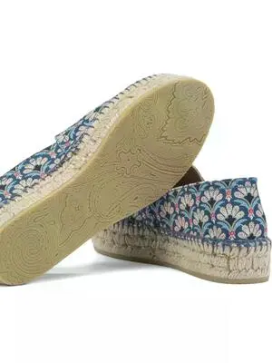 Etro Floral-print Platform Espadrilles