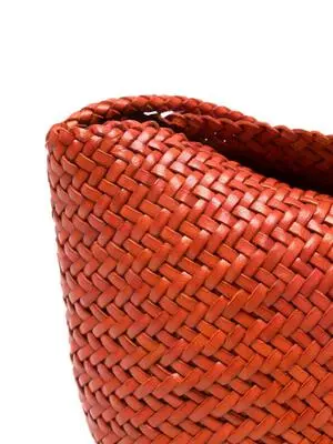 Dragon Diffusion Leather Crossbody Bag - Orange