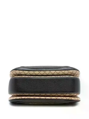 Gucci Medium Diamante Canvas Bamboo Satchel