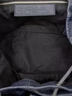 Balenciaga Lambskin Motocross Classic Traveler Backpack