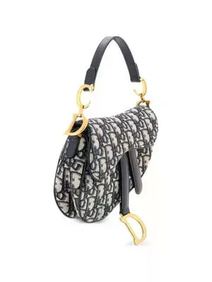 Dior Saddle Handbag Oblique Canvas Mini Shoulder Bag - Blue