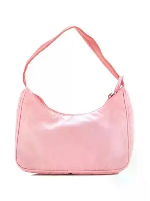 Prada Re-edition 2000 Tessuto Mini Hobo Bag - Pink