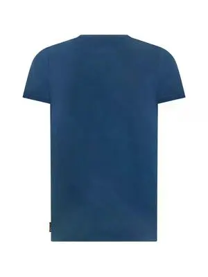 MOORER Bruzio-jch Chest-pocket T-shirt - Blue