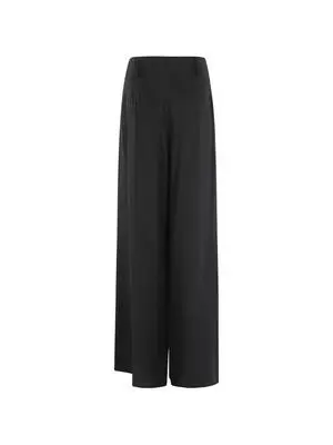 Federica Tosi Wide-leg Trousers - Black