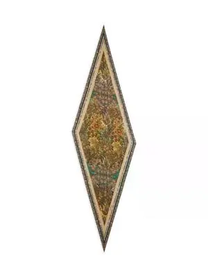 PIERRE-LOUIS MASCIA Aloeuw Floral Paisley Silk Scarf - Neutrals