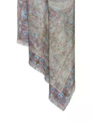 PIERRE-LOUIS MASCIA Aloeuw Fringed Silk Scarf