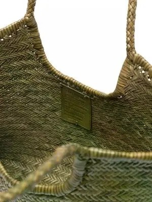 Dragon Diffusion Woven Handle Tote - Green