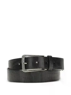 Brunello Cucinelli Grained Leather Belt - Black