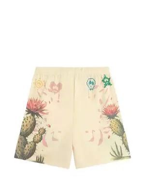 BARROW Cactus-print Shorts