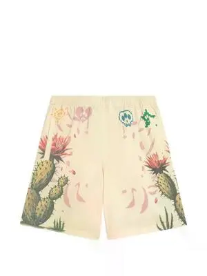BARROW Cactus-print Shorts
