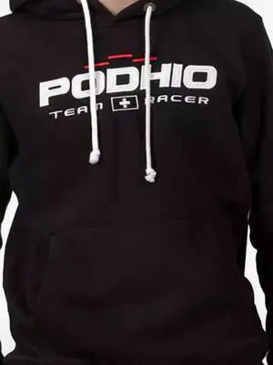 PODHIO Logo-embroidered Hoodie