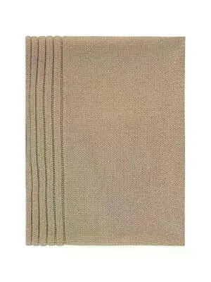 MOORER Patch-pocket Ribbed Scarf