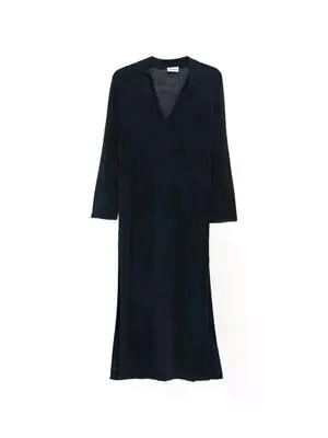 P.a.r.o.s.h V-neck Maxi Dress - Blue