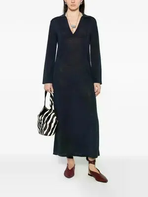 P.a.r.o.s.h V-neck Maxi Dress - Blue