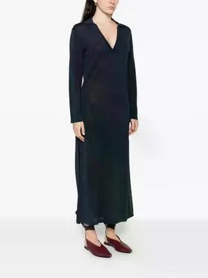 P.a.r.o.s.h V-neck Maxi Dress - Blue