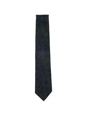 Emporio Armani Patterned Neck Tie - Blue