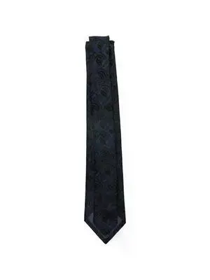 Emporio Armani Patterned Neck Tie - Blue