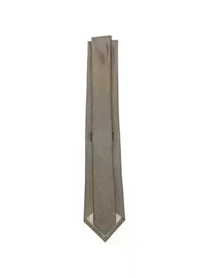 Emporio Armani Silk Tie - Brown