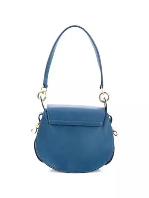 Chloé Tess Small Leather Shoulder Bag - Blue