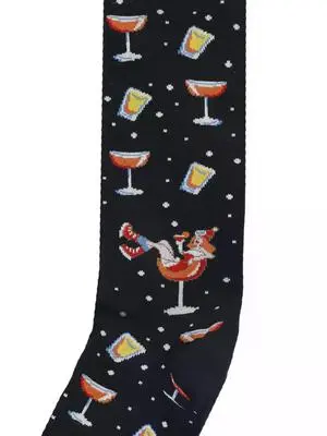 MC2 SAINT BARTH Patterned Socks - Black