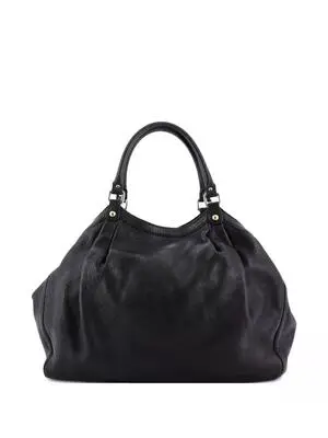 Gucci Sukey Sima Leather Large Tote Bag - Black