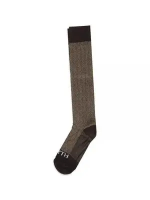 MC2 SAINT BARTH Herringbone Socks - Brown