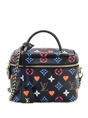 LOUIS VUITTON Vanity Handbag Limited Edition Game On Multicolor Monogram Pm - Black