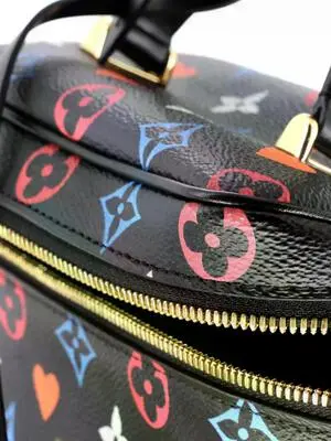 LOUIS VUITTON Vanity Handbag Limited Edition Game On Multicolor Monogram Pm - Black