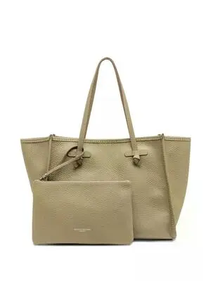 GIANNI CHIARINI Marcella Knot-detail Tote Bag - Green