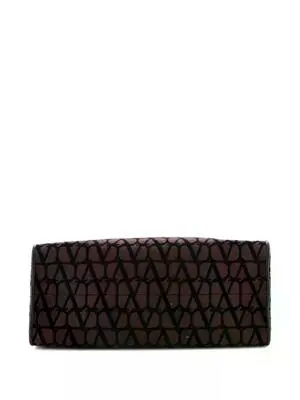 Valentino Garavani Le Troisieme Toile Iconograph Fabric Medium Tote Bag - Brown