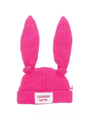 CHARLES JEFFREY Rabbit Beanie - Pink