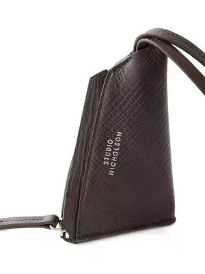 Studio Nicholson Grained-leather Pouch