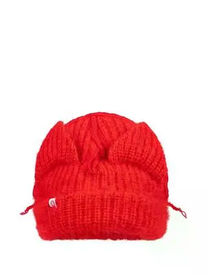 CHARLES JEFFREY Chunky-ears Beanie Hat - Red