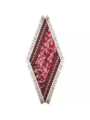 PIERRE-LOUIS MASCIA Floral Print Fringed Scarf