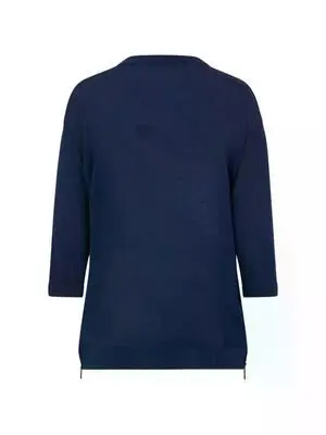 MOORER Charlene Crew-neck Top