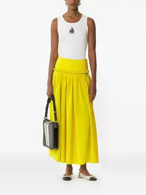 LANVIN Pleated Midi Skirt