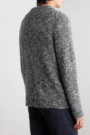 Mr P. Merino Wool-blend Bouclé Sweater