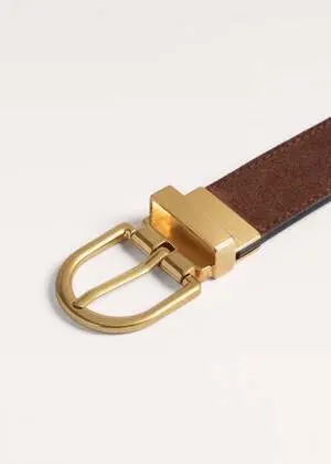 ME+EM Round Buckle Reversible Belt