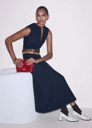 ME+EM Desk-to-dinner Fit + Flare Maxi Dress