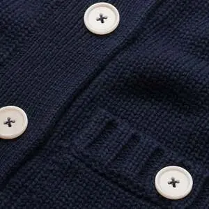 ME+EM Button-detailed Straight Vest - Navy