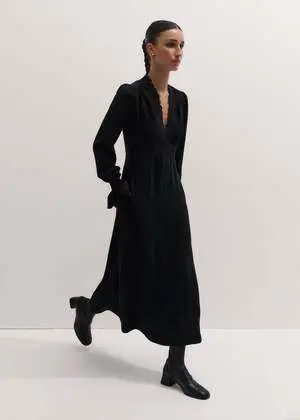 ME+EM Fit & Flare Lace Detail Maxi Dress
