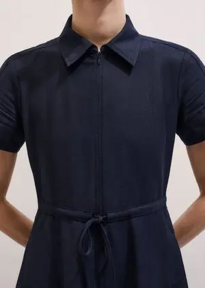 ME+EM Fit + Flare Shirt Midi Dress