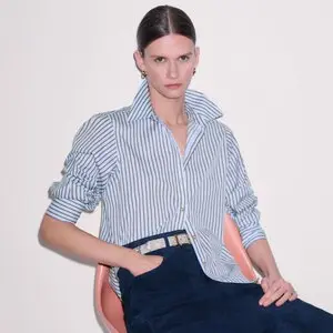 ME+EM A-line Maxi Skirt - Navy