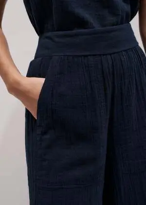 ME+EM Wide-leg Cropped Trouser
